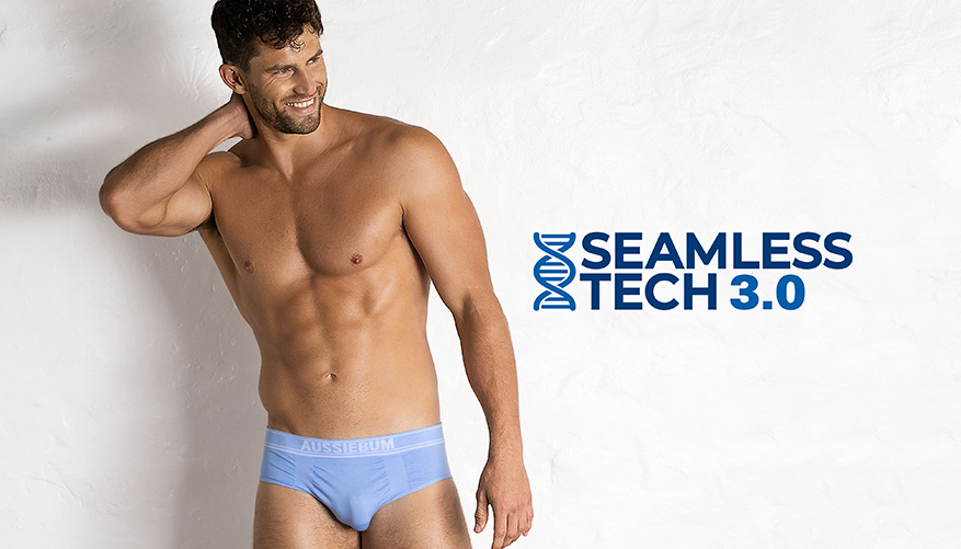 Seamless.Tech 3.0 Sky Blue Brief - Underwear range at aussieBum